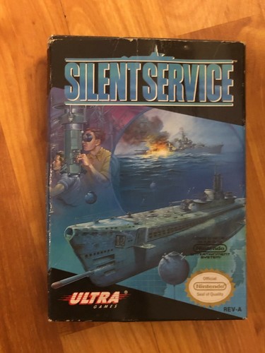 SILENT SERVICE (Nintendo, NES) In Box Authentic & Tested | eBay