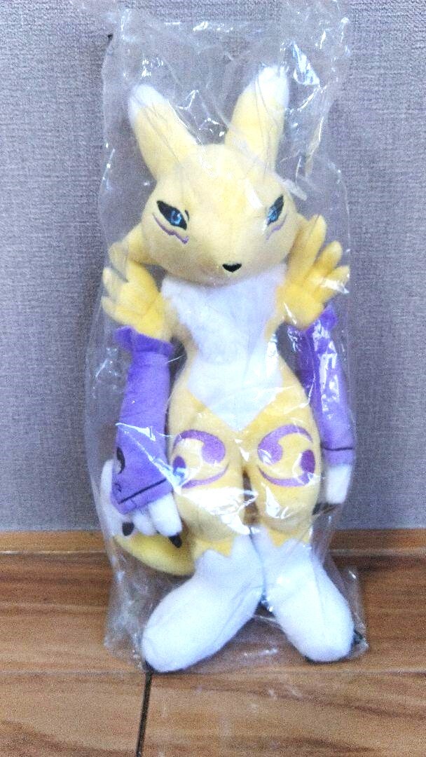 DIGIMON DG13 Renamon S stuffed toy 28.5 x 13 x 16cm Japan / Sanei Boeki ...