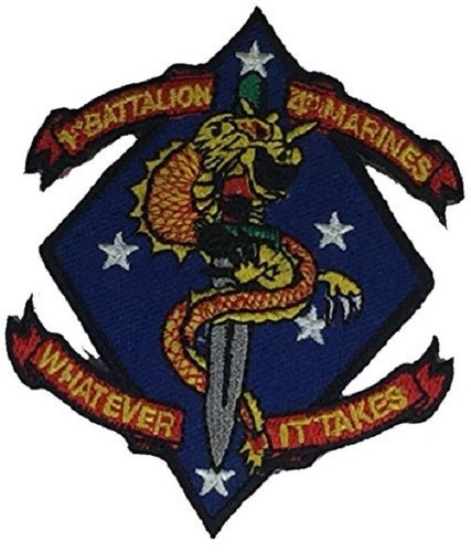 USMC FIRST 1ST BN BATTALION FOURTH 4TH MARINES PATCH 1/4 VETERAN CAMP PENDLETON | eBay