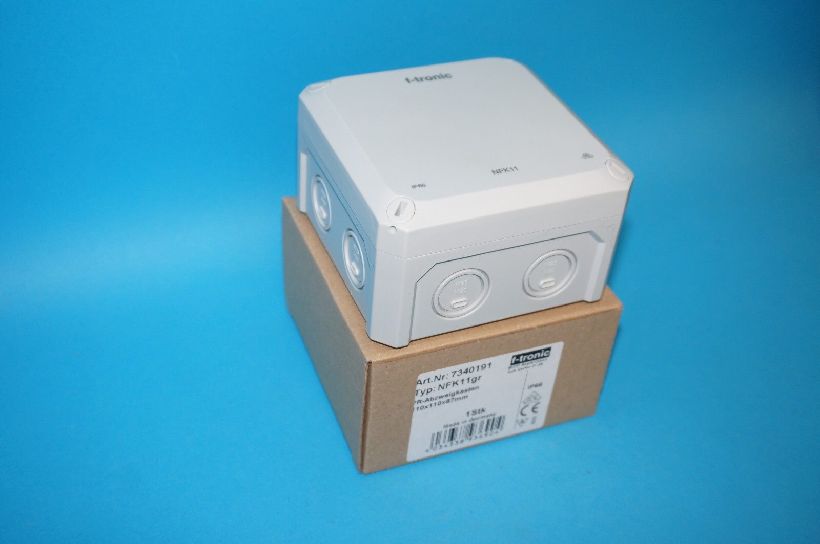 f-tronic Abzweigkasten Verbindungsdose Abzweigdose NFK08gr DMS20gr etc ...