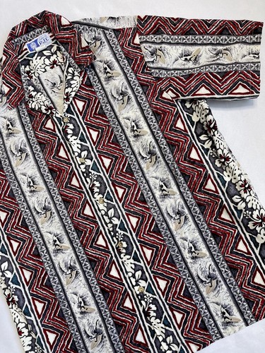 Vintage RJC Hawaiian Shirt Mens XL Aloha Surfboard Floral Vacation ...