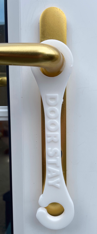 Genuine Door Stay® - French Door Stay - Hold Open Patio Door Holder ...