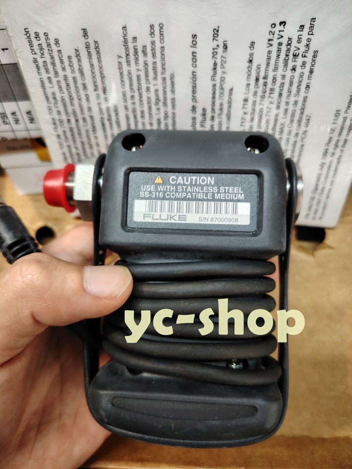 Brand new FLUKE 700P09 Pressure Module Range 1500PSIG 10340kPa 103bar ...