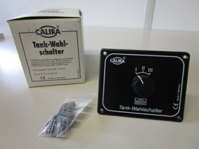 Calira Tank-Wahlschalter Frischwassertank Abwassertank Anzeige +++ NEU ...