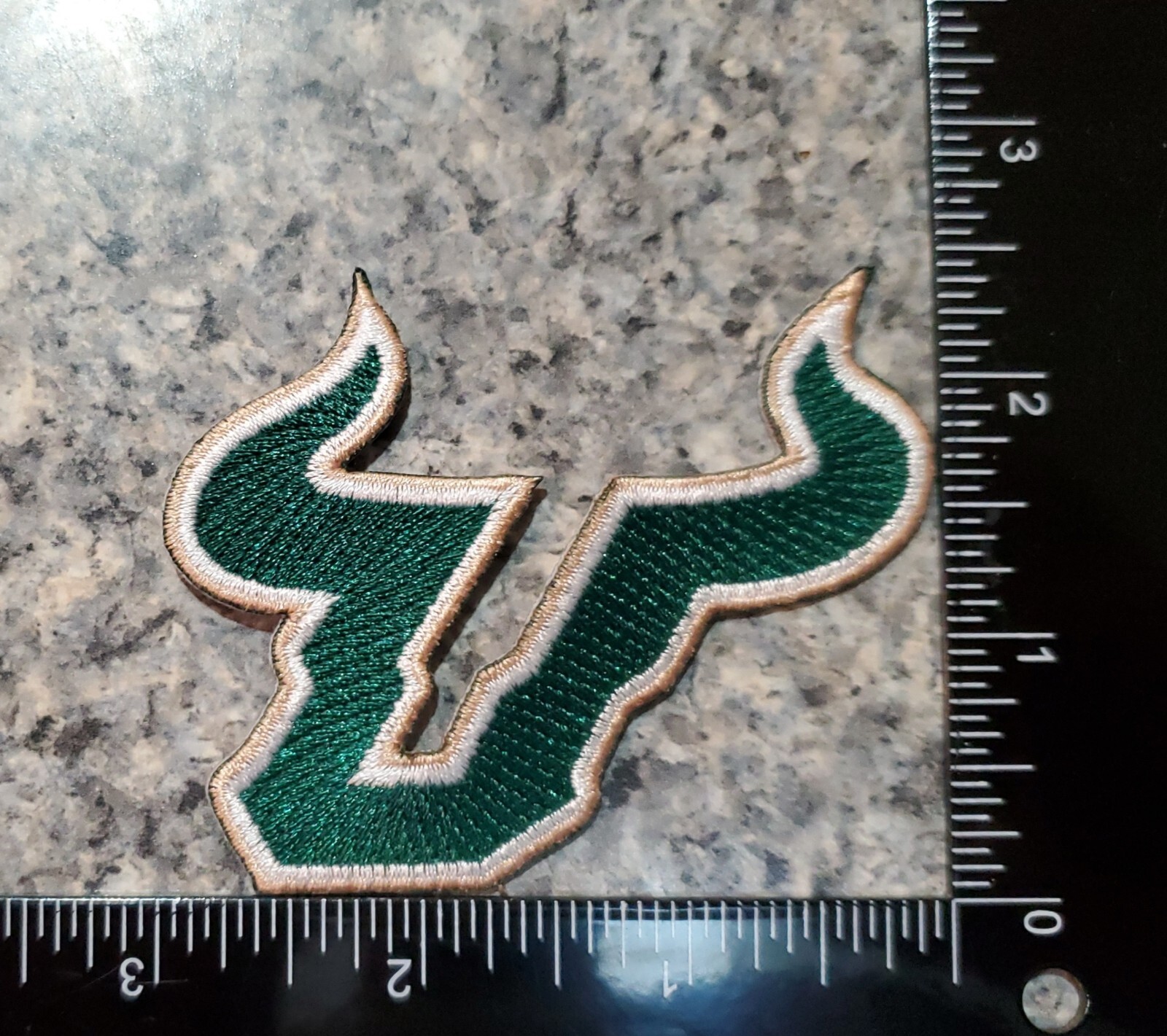 USF South Florida Bulls Vintage Style Patch. Embroidered. Iron On.3"x2 ...