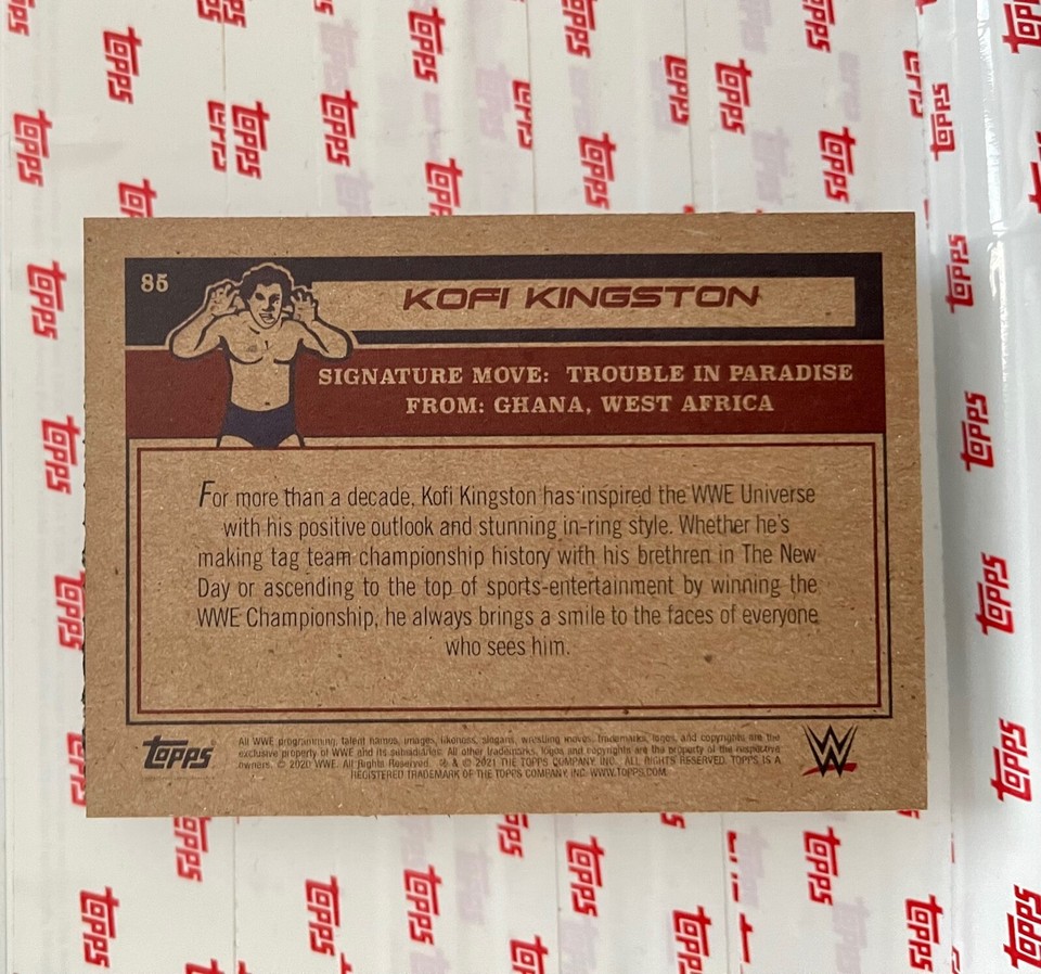 2021 Topps WWE Living Set® Card #85 - Kofi Kingston™ | eBay