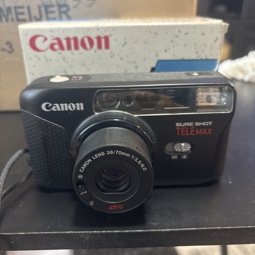 Canon Sure Shot Telemax 35mm Point & Shoot Film Camera TESTED WORKS | eBay