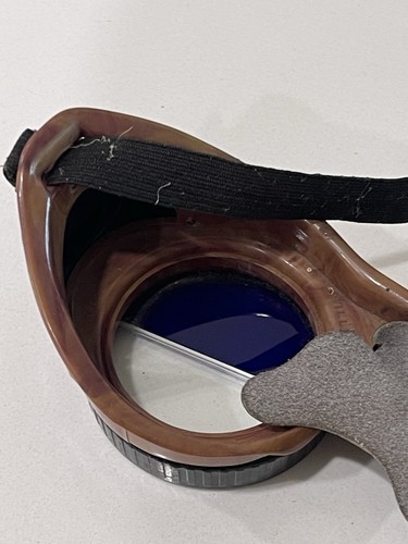 Vtg. WILLSON SAFETY WELDING GOGGLES GLASSES Aviator Motorcycle ...