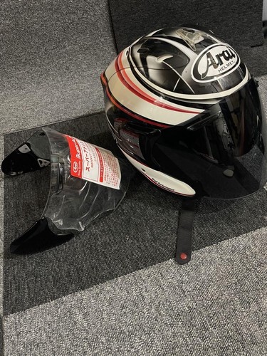 Arai MZ URBAN Drudi Performance Jet Helmet Black/Red M 2010 with 2 ...