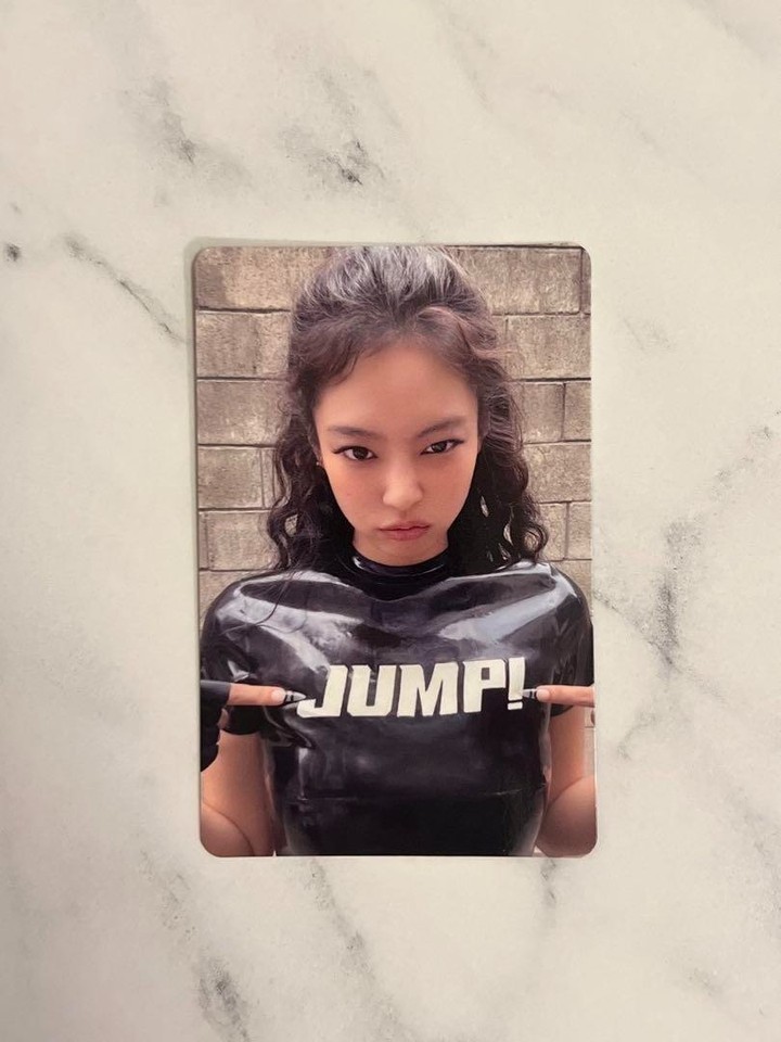 BLACKPINK JENNIE WORLD TOUR DEADLINE JUMP Photocard PC Photo card BLACK ...