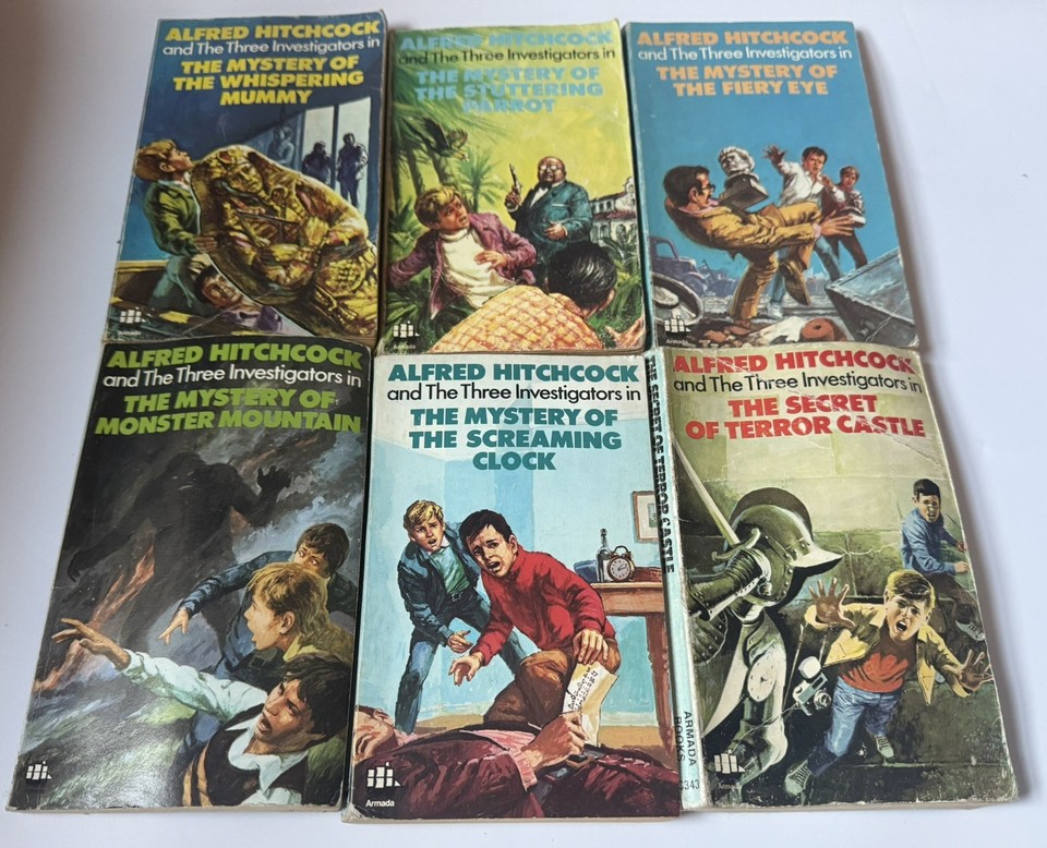BOOKS: ALFRED HITCHOCK AND THE THREE INVESTIGATORS NOVELS PUBLUSHED BY ...