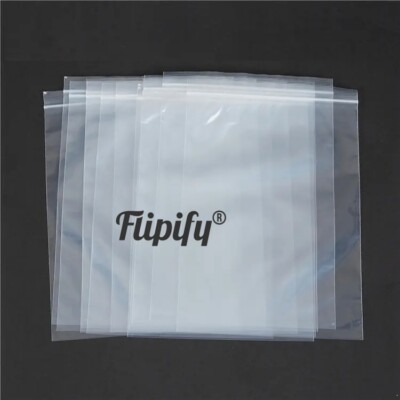 100 12x15 Clear Zip Plastic Bags 2 Mil Poly Large Reclosable Zipper ...