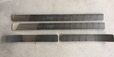 Mercedes Benz W204 C63 AMG Chrome Door Sill Trim Set HTN | eBay