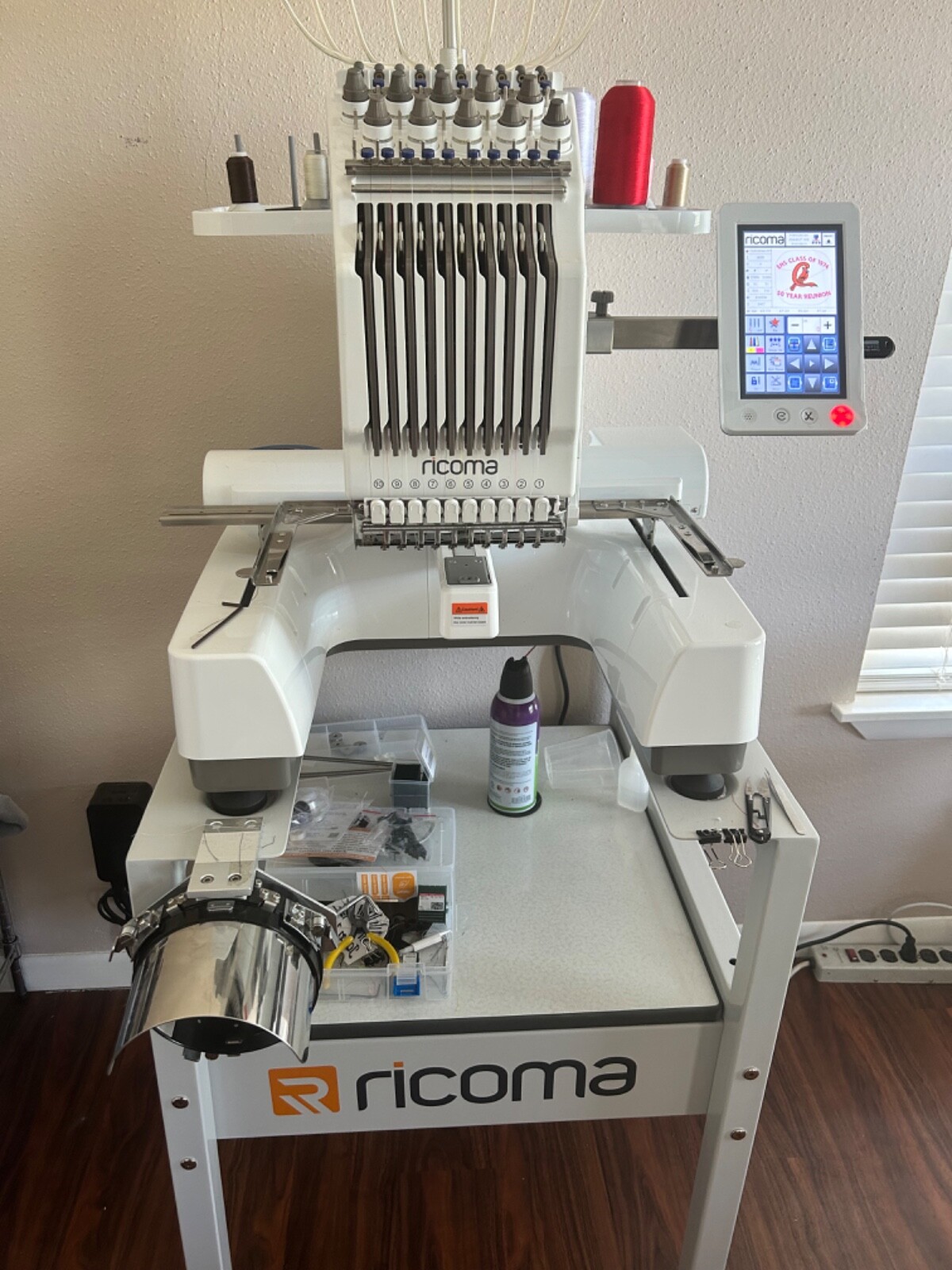 Ricoma EM1010 Commercial Embroiderh Machine- used 10 needle | eBay