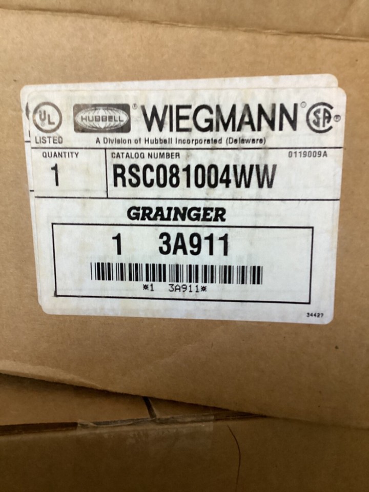 Wiegmann RSC081004WW Junction Box Hoffman 3A911 NEMA 3R 10X8X4 | eBay
