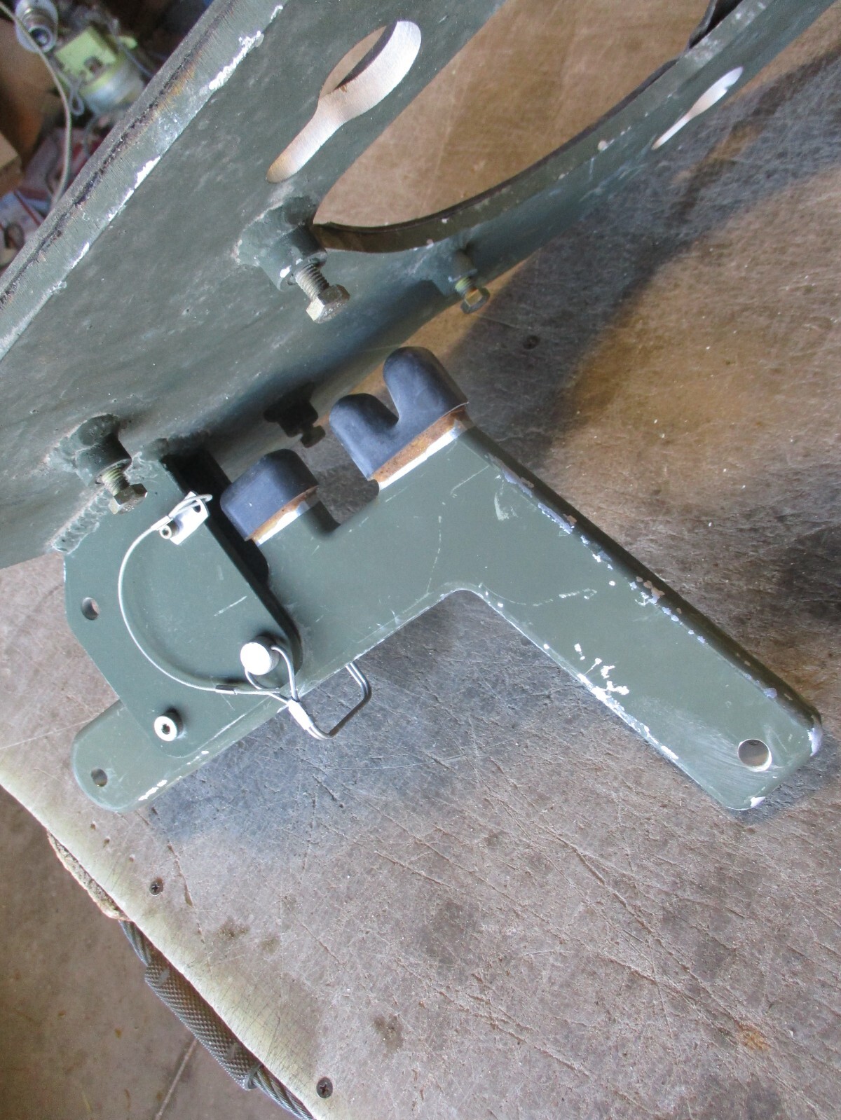 Used 60/81mm Mortar Base Plate Vehicle Storage Bracket, Neat! for ...