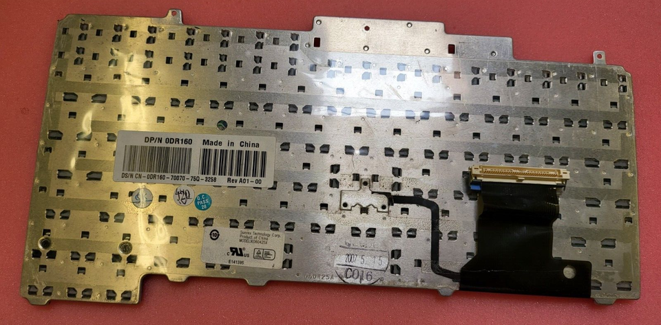🚩 Original Dell Latitude D620 D630 D820 D830 US Keyboard 0DR160 DR160 ...