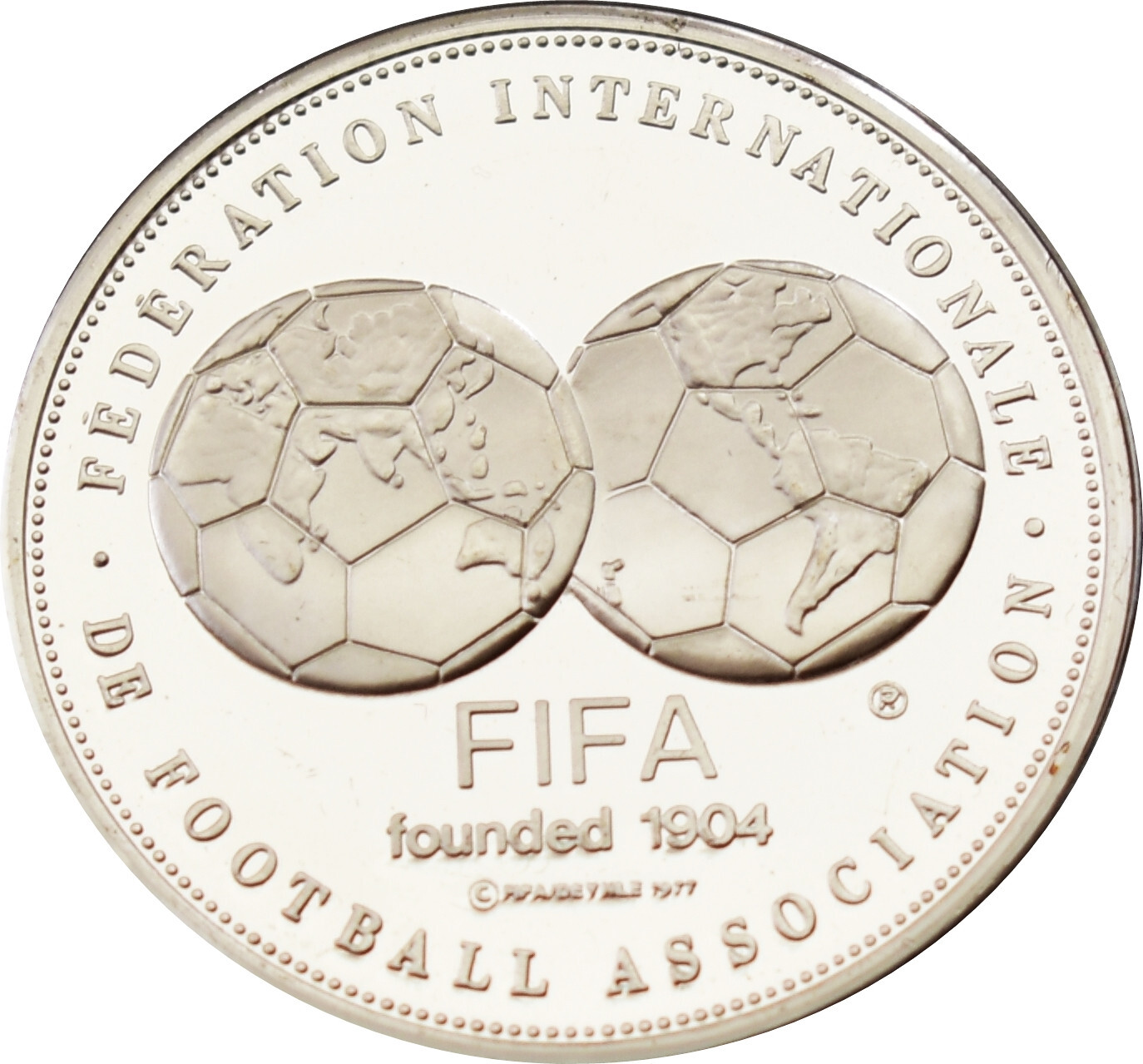 RARE MEXICO PROOF FIFA MEDAL 1986 SOCCER Football World Cup Silver ...