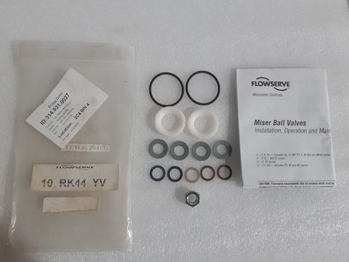 FLOWSERVE 10 RK44 YV REPAIR KIT BALL VALVE NEW | eBay