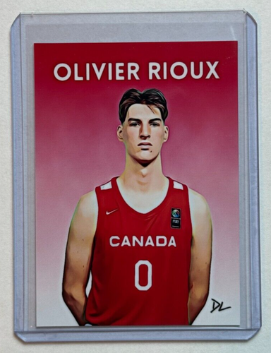 Olivier Rioux Limited Edition Artist Signed "Team Canada" Trading Card ...