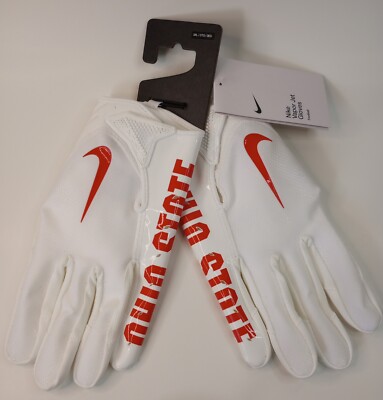 Nike Vapor Jet 7.0 NCAA Ohio State Football Gloves White Size XXXL ...