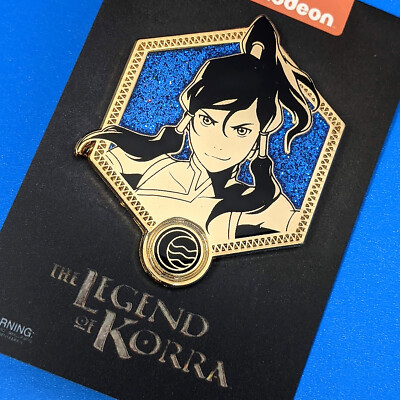 Avatar The Legend of Korra Golden Portrait Korra Pin Figure Anime | eBay