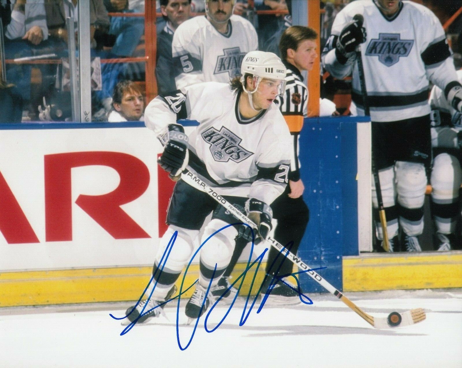 LUC ROBITAILLE KINGS PENGUINS RED WINGS AUTOGRAPHED SIGNED HOCKEY NHL ...