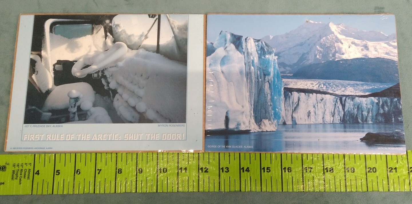 Myron Rosenberg Art Photography Interpretive Card Images ALASKA 1988 ...