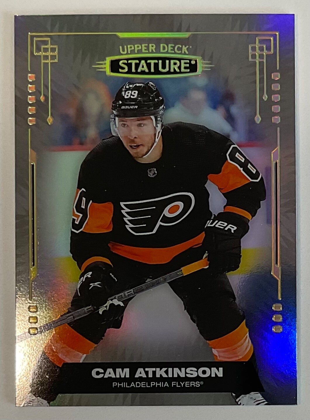 2021-22 CAM ATKINSON UPPER DECK STATURE CARD #19 PHILADELPHIA FLYERS | eBay