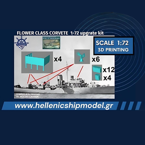 Flower Class Corvette Upgrade Kit 3D printing | eBay