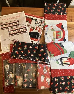 Baby, Its's Gnomes Outside by Susan Winget - Christmas Bench Pillow Kit ...