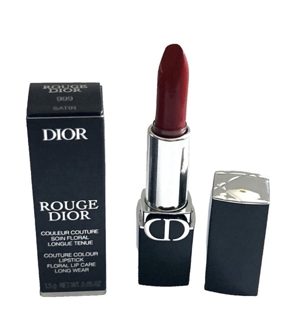 DIOR ROUGE DIOR COUTURE COLOR LIPSTICK 999 SATIN 1.5 G ML/0.05 OZ ...