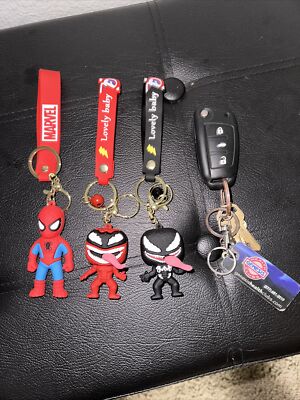 Marvel Spider-Man venom & carnage 3D keychain set of 3 | eBay