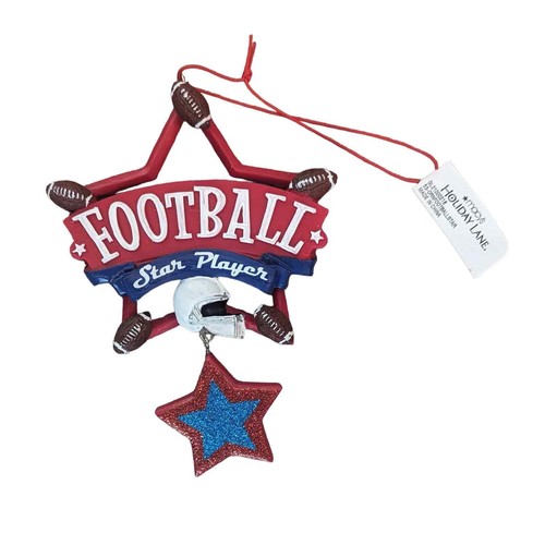 New w/ Tag Discontinued MACYS Holiday Lane Football Star Player ...