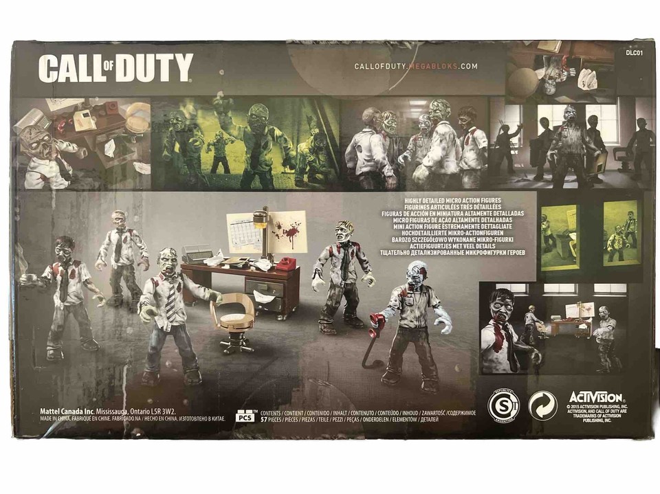 Mega Bloks Call Of Duty Zombies Office Mob Collector Construction Set ...