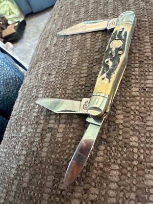 COLT POCKET KNIFE 3 BLADE WHITTLER | eBay