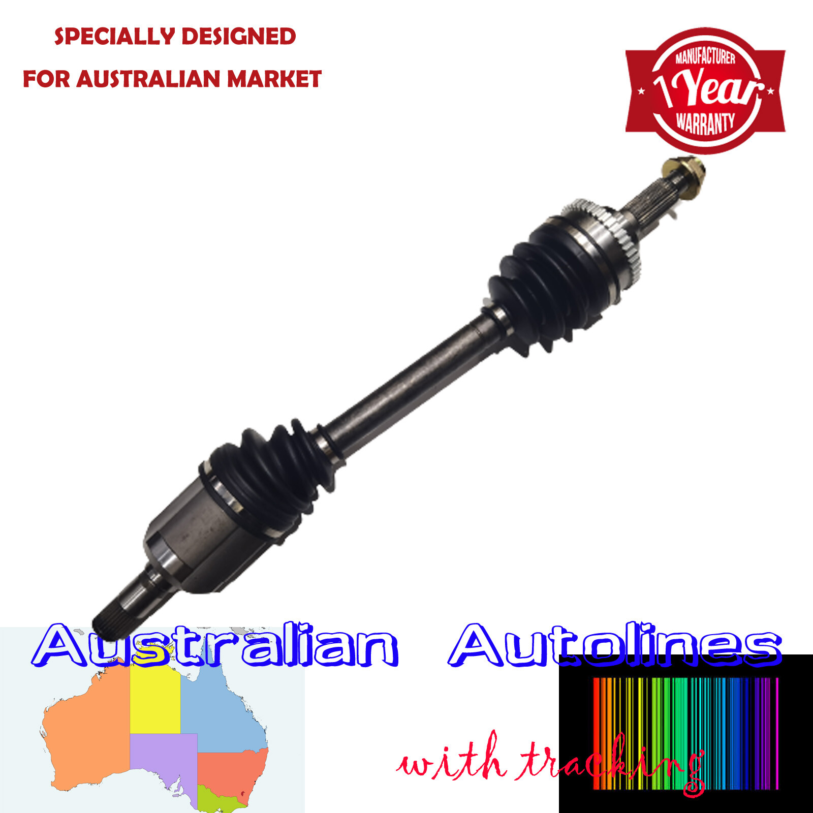 1 New LHS CV Joint Drive Shaft for Mazda 6 2.3L Non Turbo GG GY 02-1/ ...