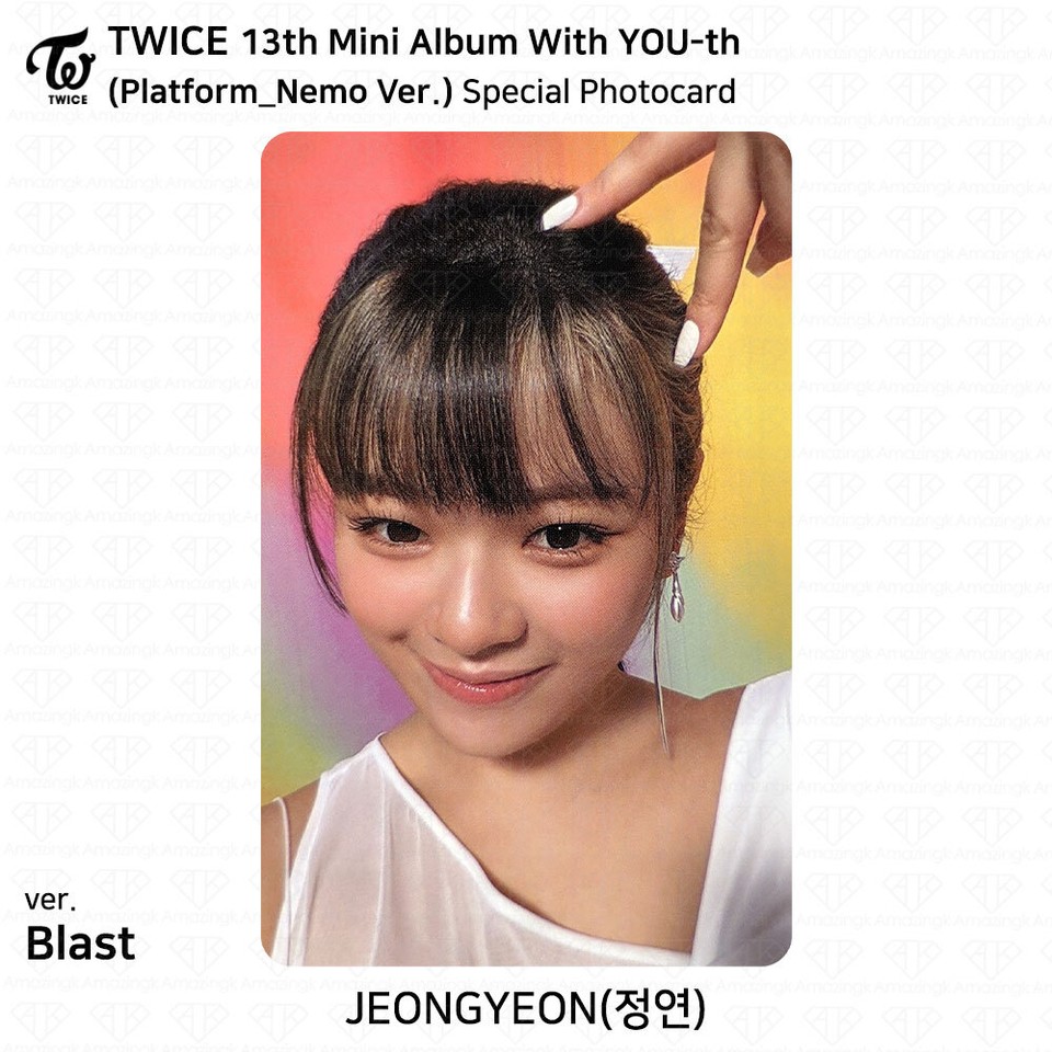 TWICE 13th Mini Album With YOU-th Platform Nemo Ver Special Photocard ...