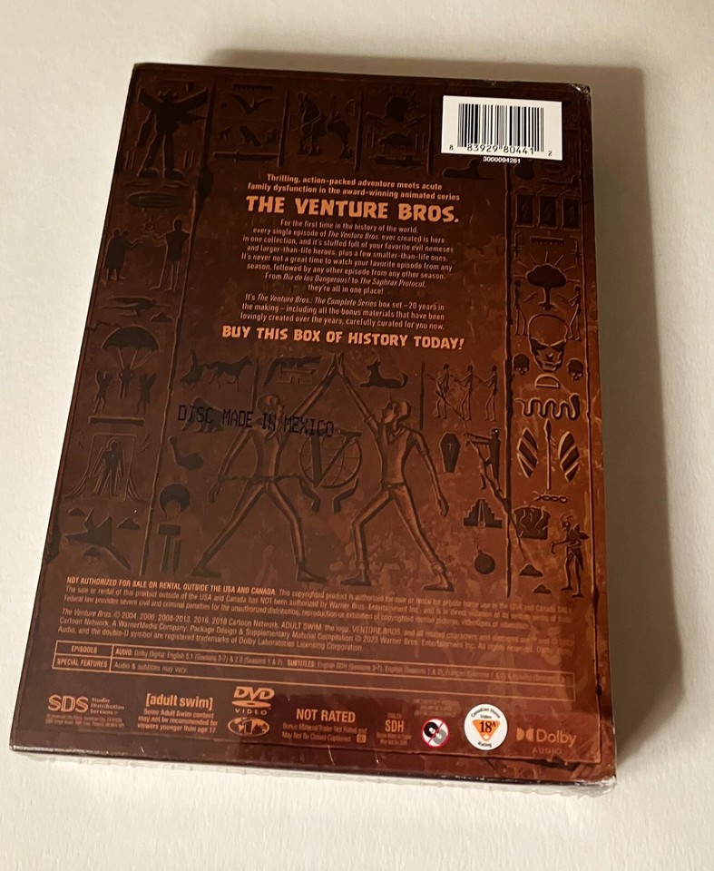 The Venture Bros.: The Complete Series Collection - DVD UNCENSORED ...
