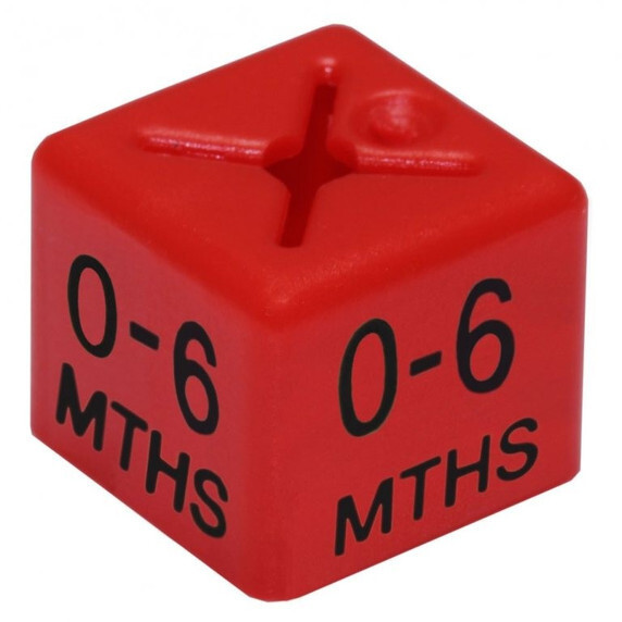 100x Garment Clothes Marker Size Number Color Size Cubes For Hanger ...