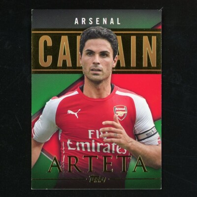 2014 Topps Premier Gold Mikel Arteta Captain Green 19/60 Arsenal 4C1022 ...