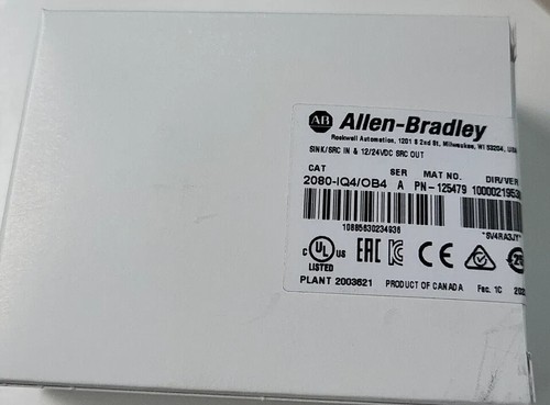 2080-IQ4OB4 New Micro800 4 Point IEC Digital Input 2080-IQ4/OB4 | eBay