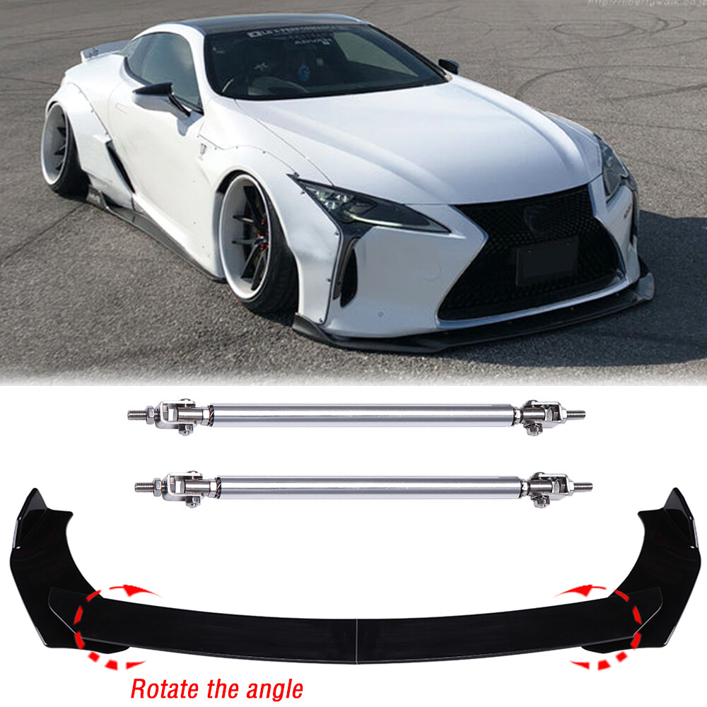 FOR LEXUS LC500 / LC500H Front Bumper Lip Spoiler Splitter Body Kit ...