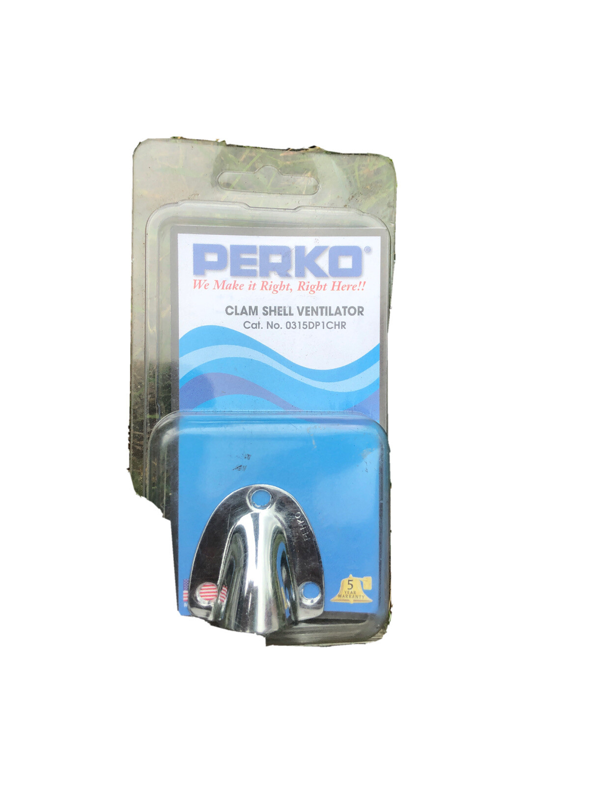 Perko 0315 DP1 CHR Clam Shell Ventilator Chrome Plated Brass Boat ...