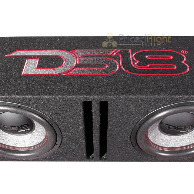 DS18 GEN-X212LD 12" Subwoofer Enclosure Bass Package 2 x GEN-X124D ...