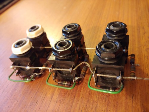 1961-66 Era JMI VOX AC30/6 Original Rendar 1/4" Input Jack Cluster ...