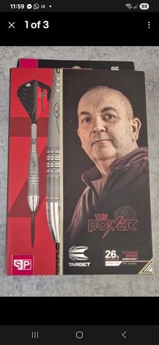 Phil Taylor 26g Power 9Five Gen 7 Target Darts Swiss Point Steel Tip 95 ...
