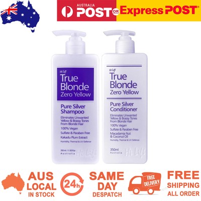 Hi Lift True Blonde Zero Yellow Pure Silver Shampoo + Conditioner Duo ...