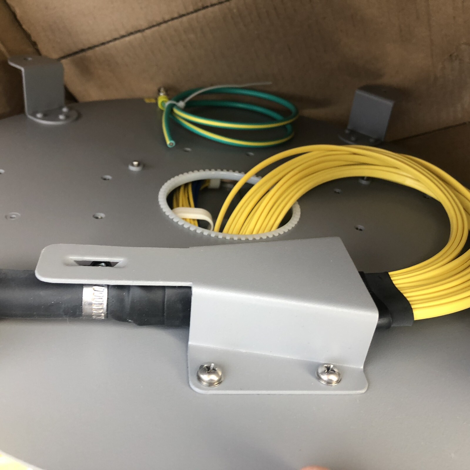 Opterna Model CTP, Collector Terminal Plate, 200ft Of 144 Fiber Optic ...