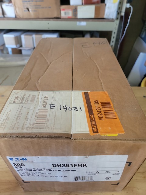 Eaton DH361FRK 30A Single-Throw Safety Switch for sale online | eBay